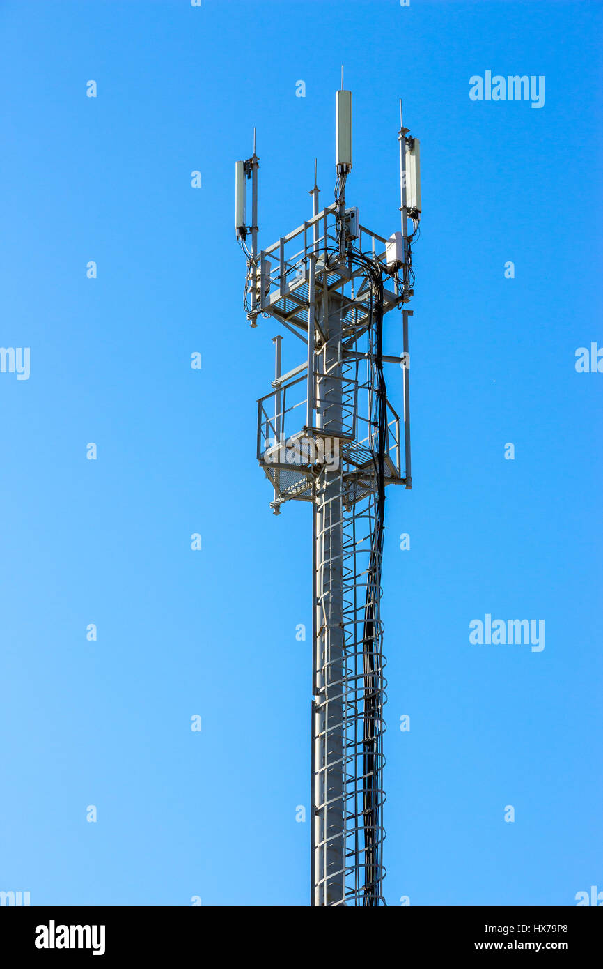 Cell phone tower Stock Photo - Alamy