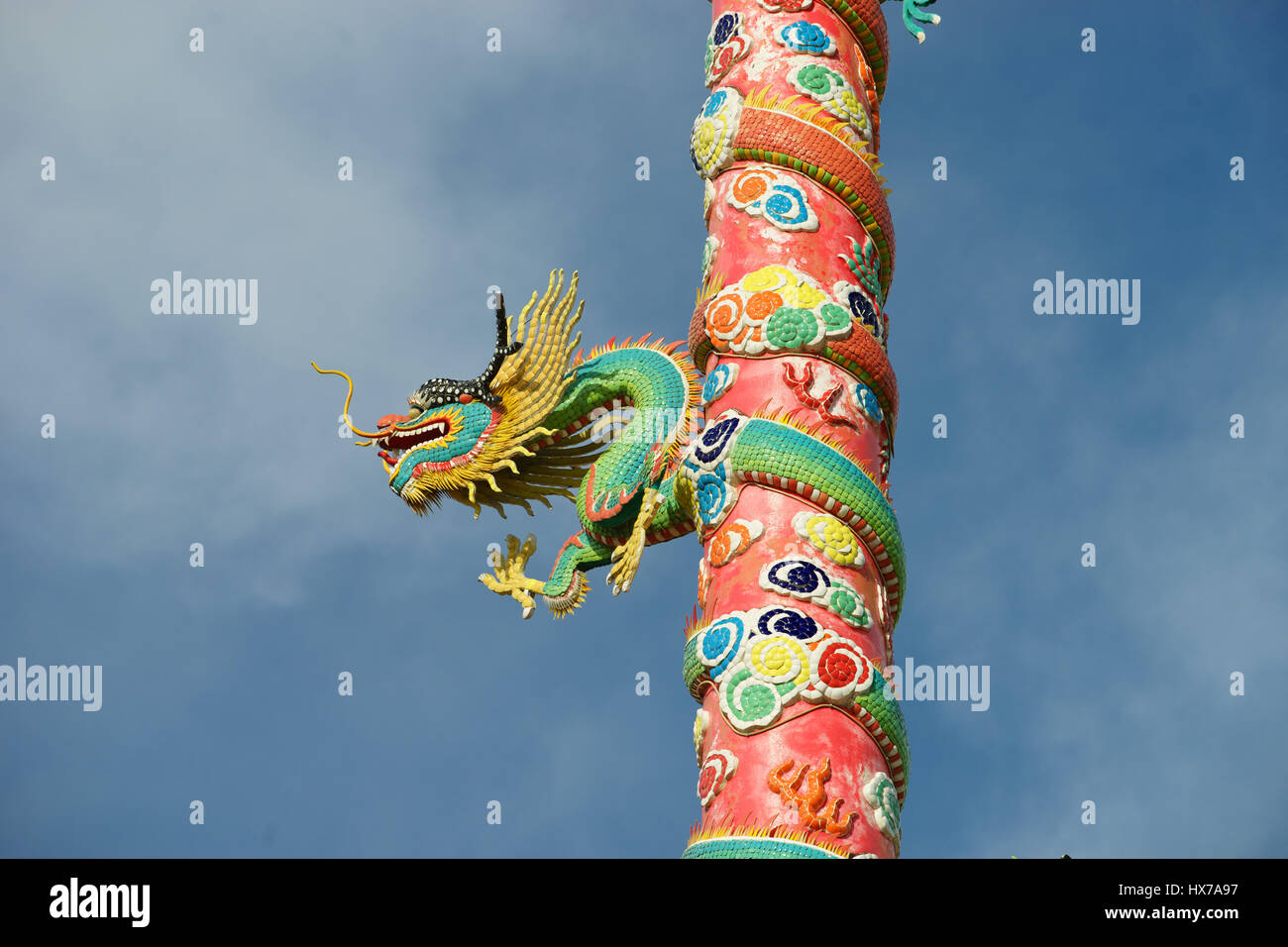 Classic blue totem hi-res stock photography and images - Alamy