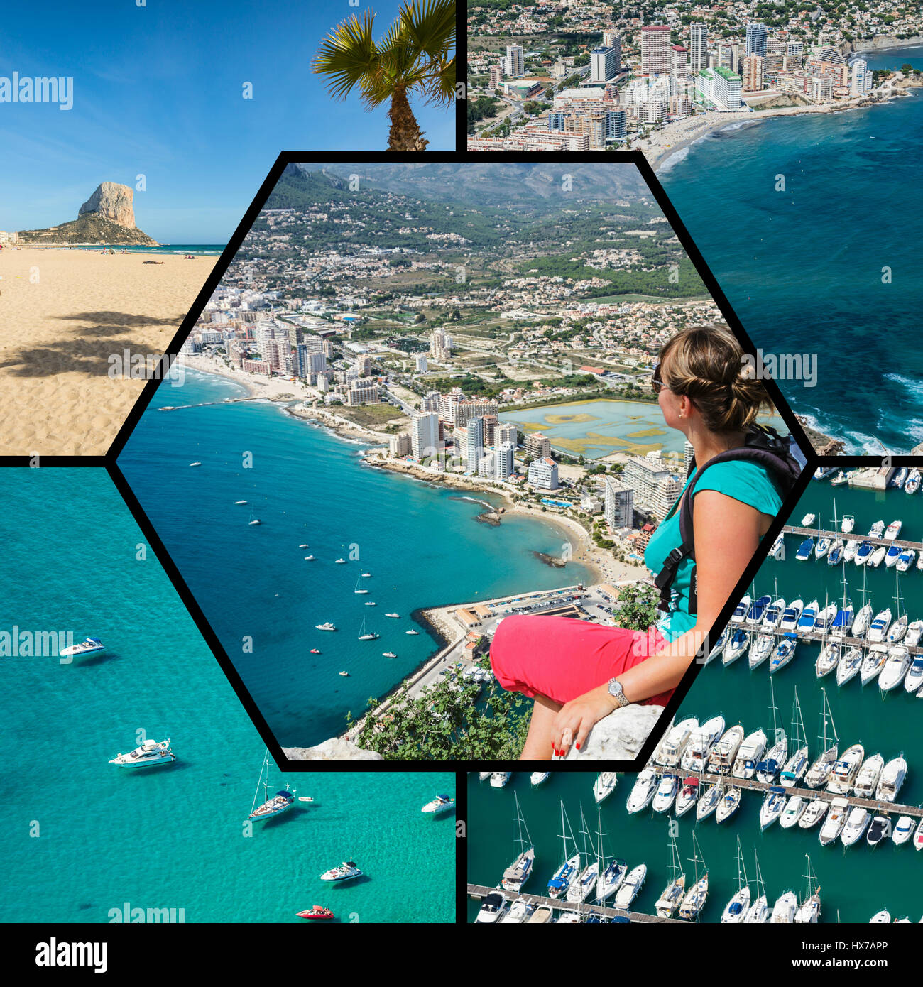 Collage de village hi-res stock photography and images - Alamy