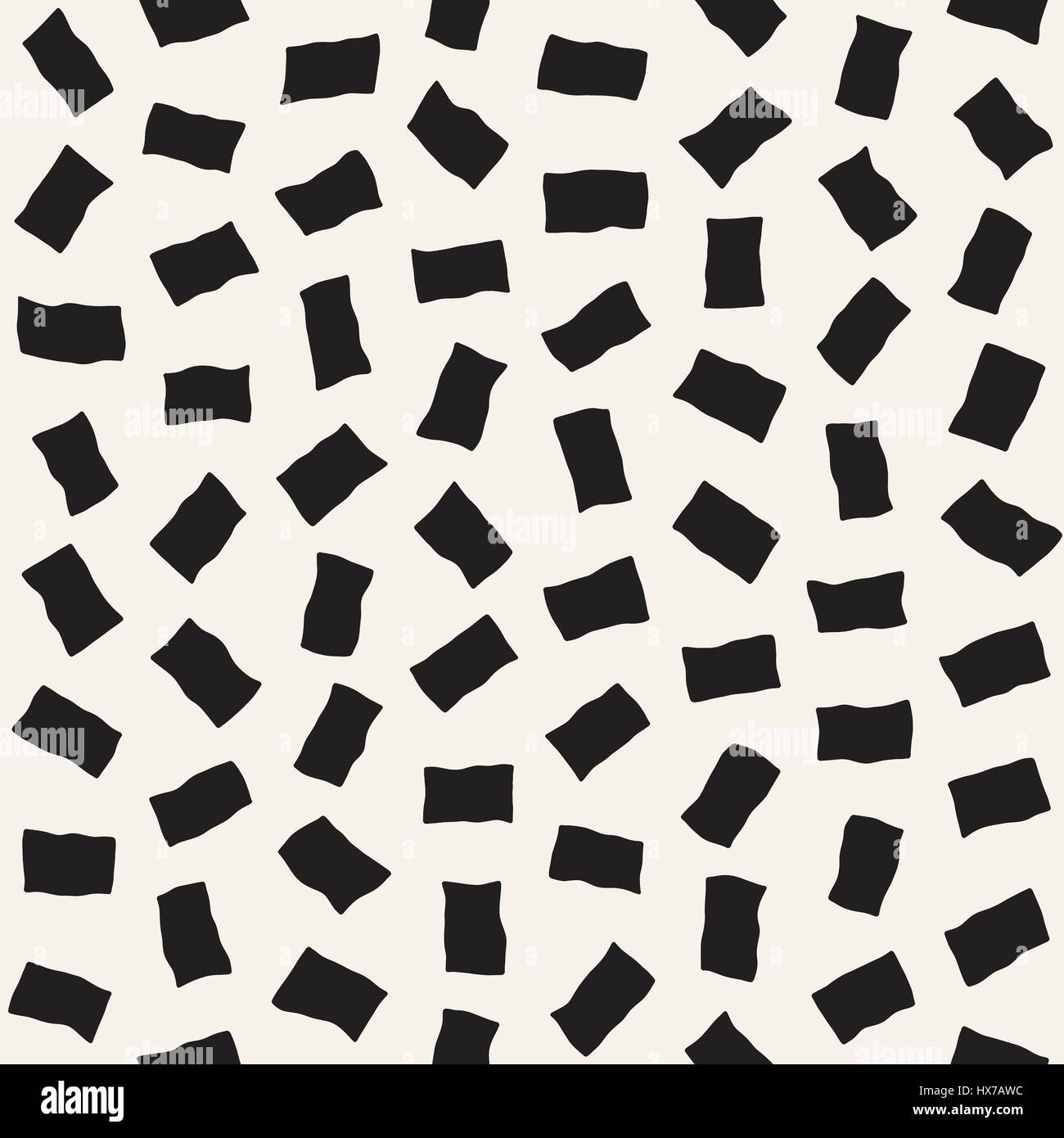 Vector Seamless Pattern. Abstract Background With Scattered Geometric ...