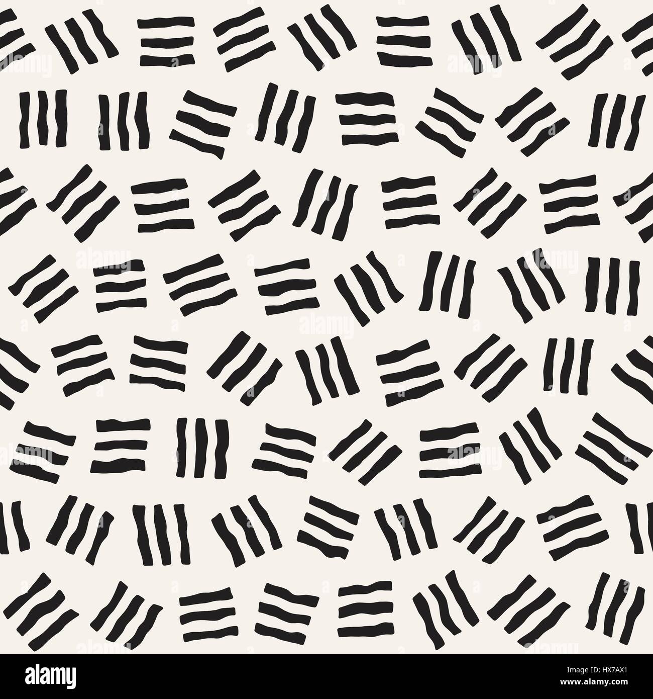 Vector Seamless Pattern. Abstract Background With Scattered Geometric ...