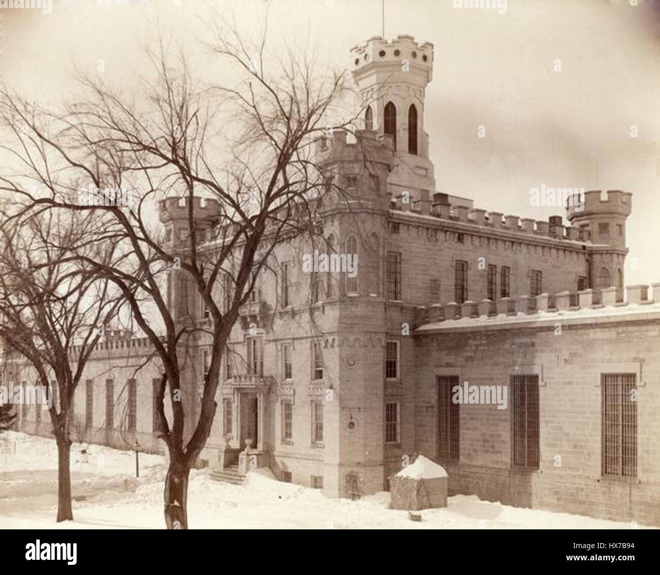 The Wisconsin State Prison Exterior showcases the historic architecture ...