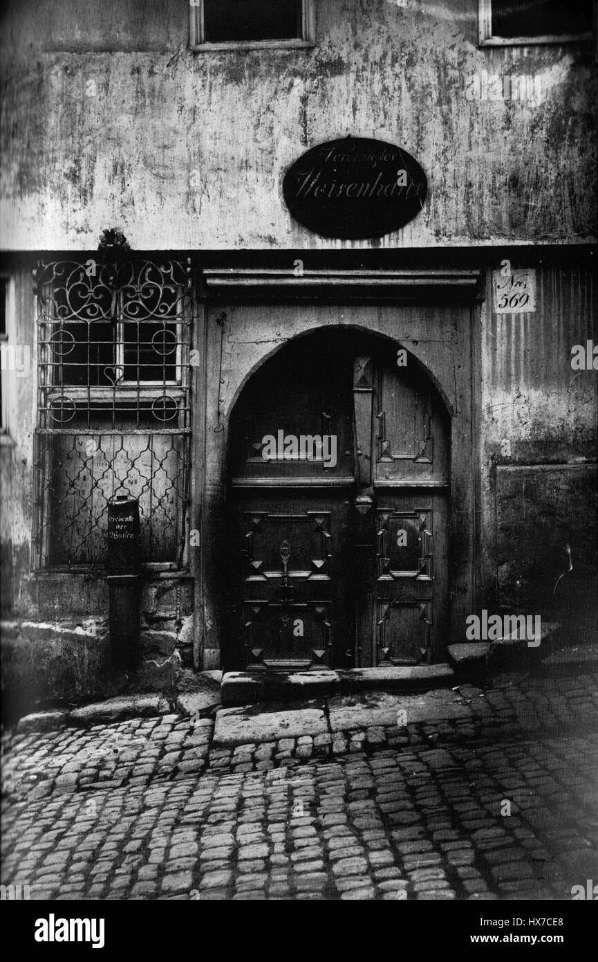 The Marburg orphanage door, dating from before 1877, is a historical ...