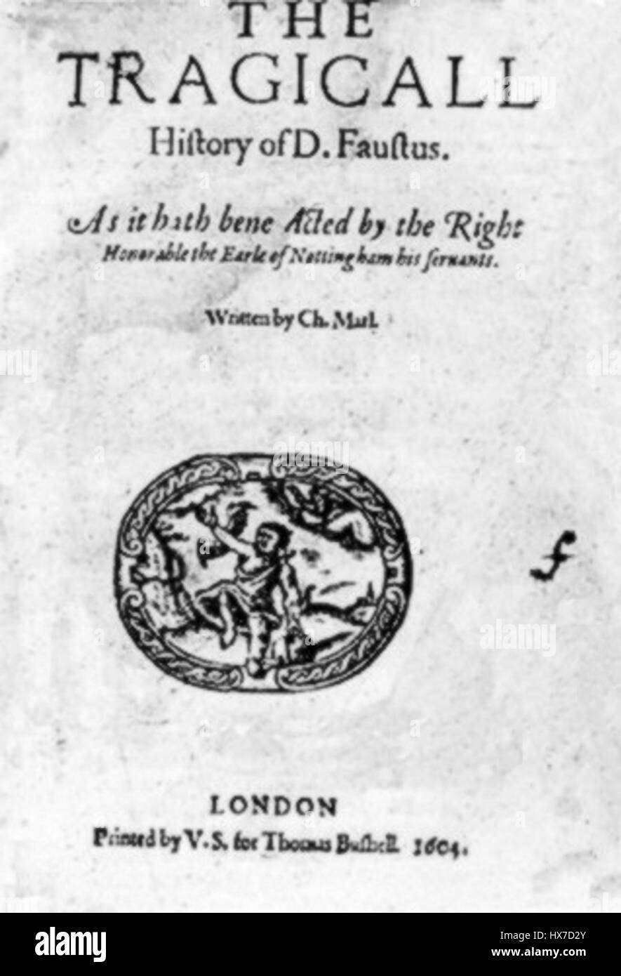 Christopher Marlowe’s play 'Doctor Faustus,' first performed in 1604 ...