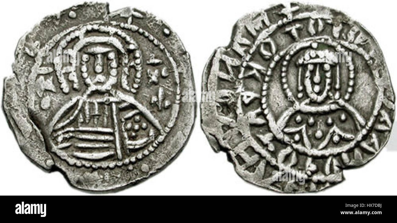 Manuel II of Byzantium is depicted on coins from his reign. These coins ...
