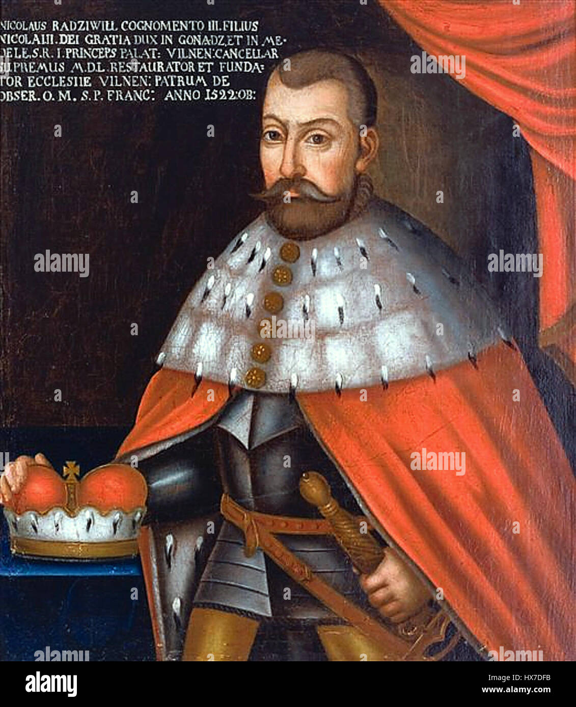 The painting 'Amor Poloniae' by Mikołaj Radziwiłł depicts an ...