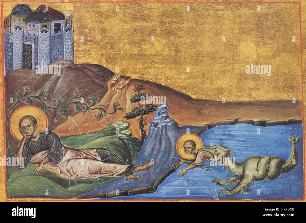 The Menologion of Basil is an illuminated manuscript that features ...