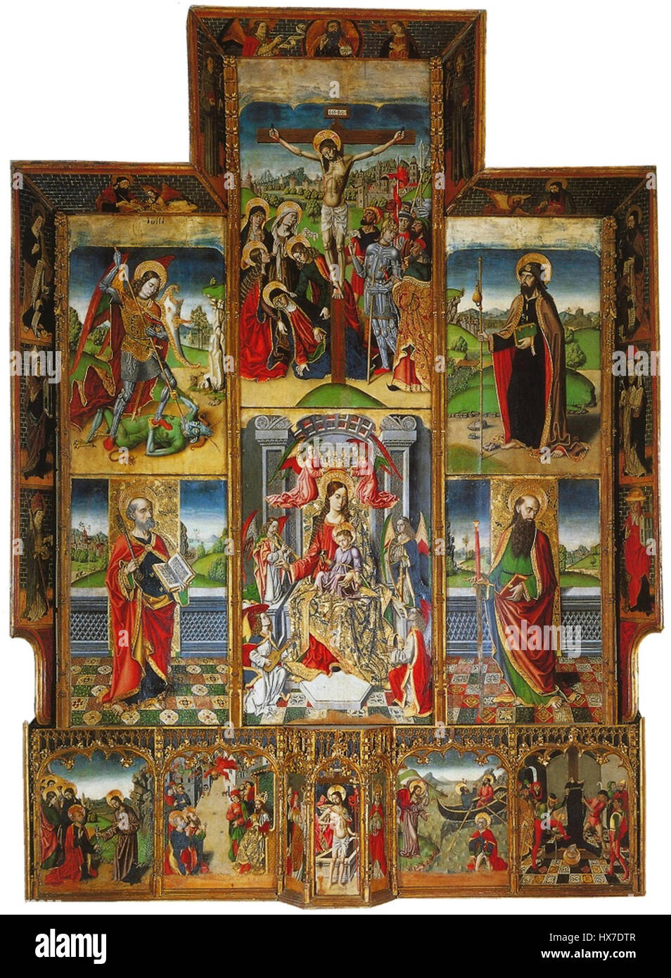 The retable of Tuili from Mestre Castelsardo is a remarkable example of ...
