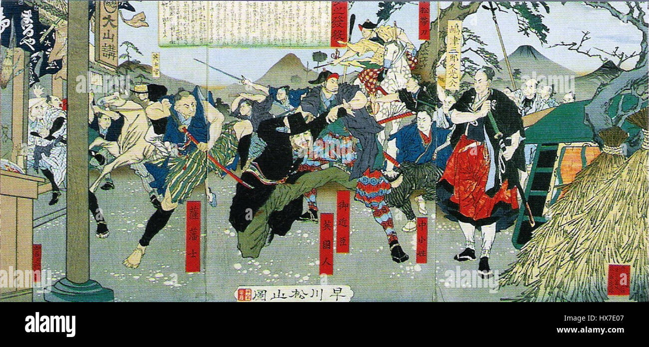 The Namamugi incident, which occurred in 1862, was a violent ...