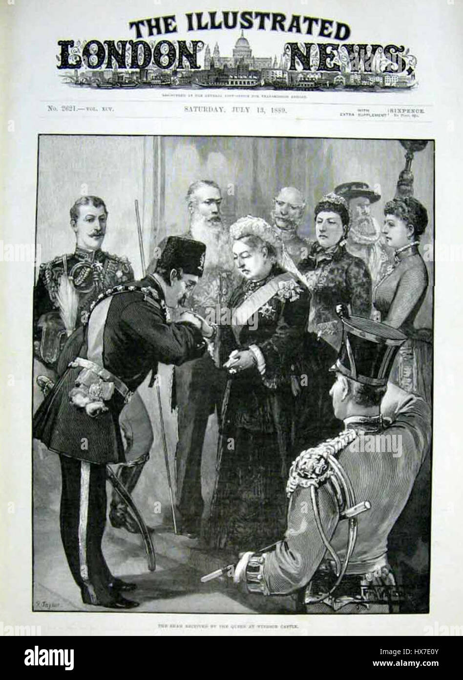 Nasser ed-Din Shah of Persia’s last visit to Britain in the late 19th ...