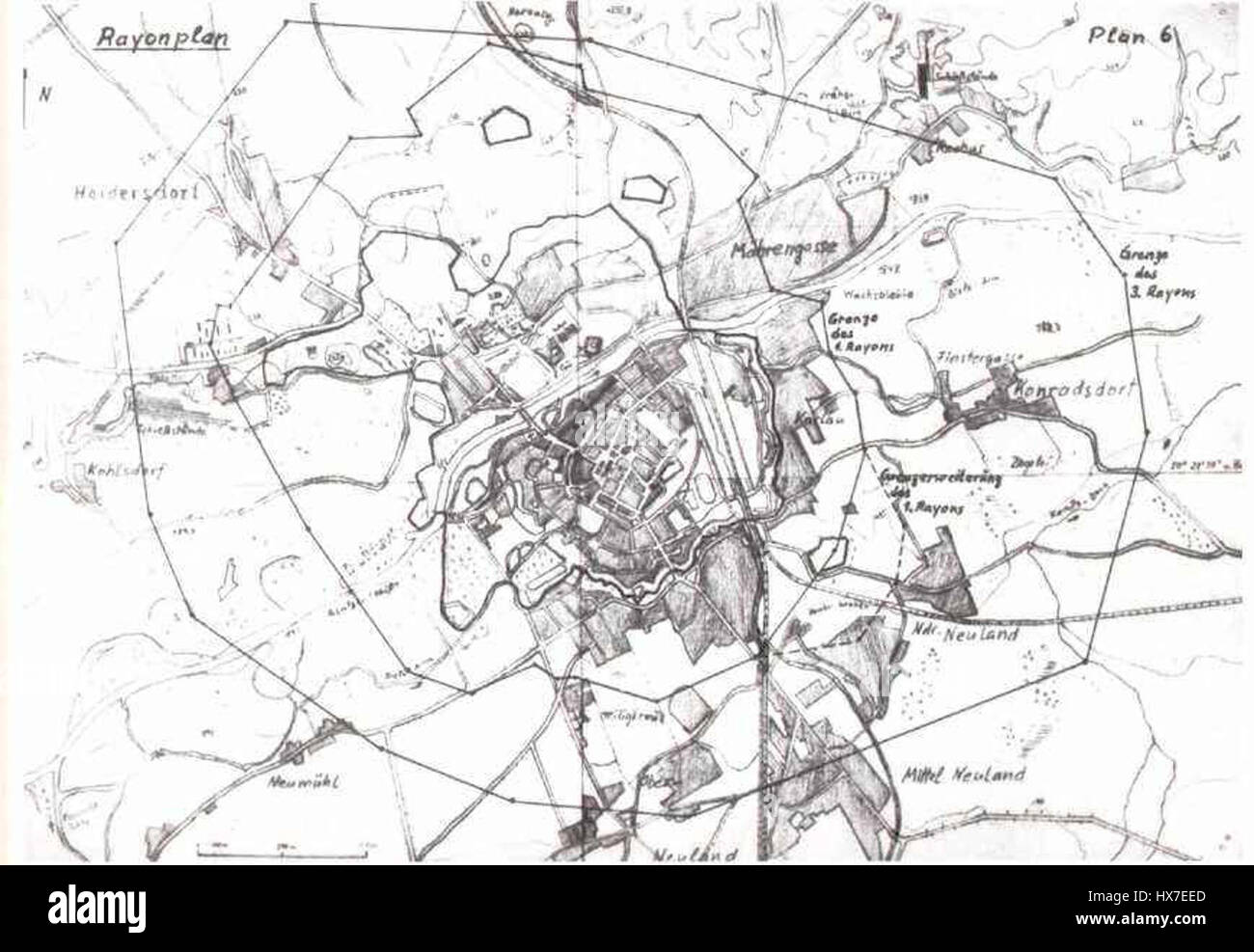 The 'Neisse Plan 1890' refers to a map or city plan of Neisse, a town ...