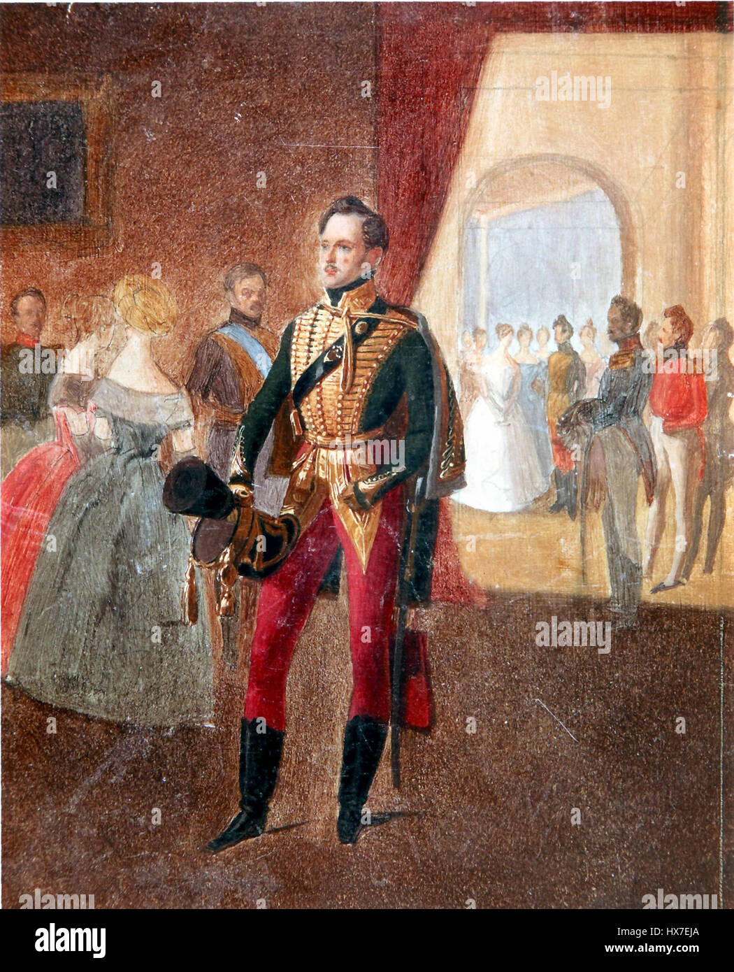 'Nicholas I on the Ball' by A. Ladurner depicts Tsar Nicholas I of ...