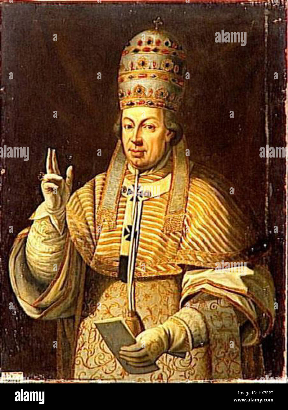 Pope Pius VI (1717-1799) was the head of the Catholic Church during a ...