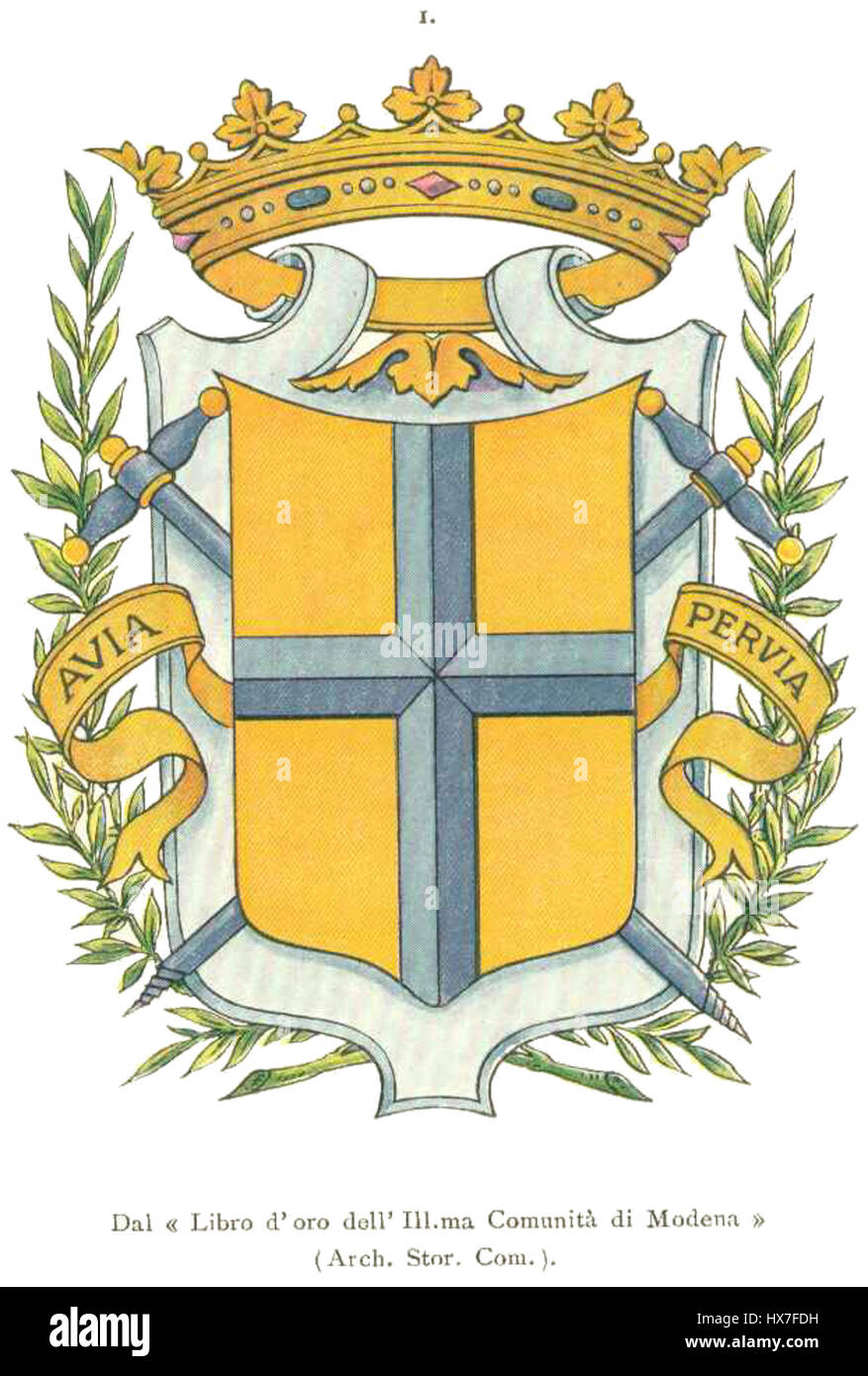 The 'Stemma del Comune di Modena' is the official coat of arms of ...