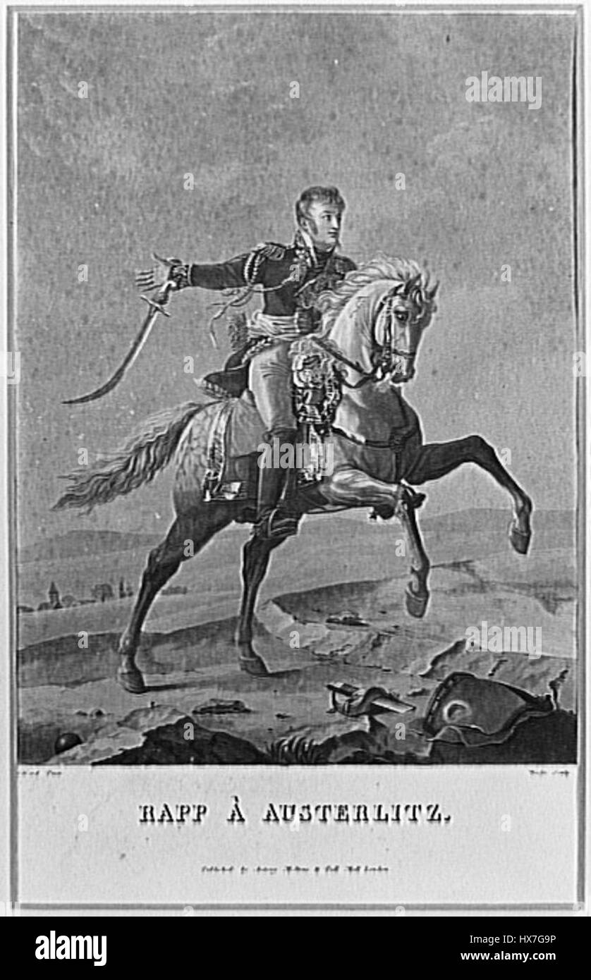 'Rapp à la bataille d'Austerlitz' is a depiction of French Marshal Jean ...
