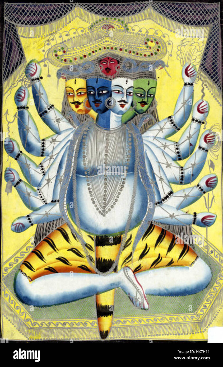 Five faces of shiva hi-res stock photography and images - Alamy