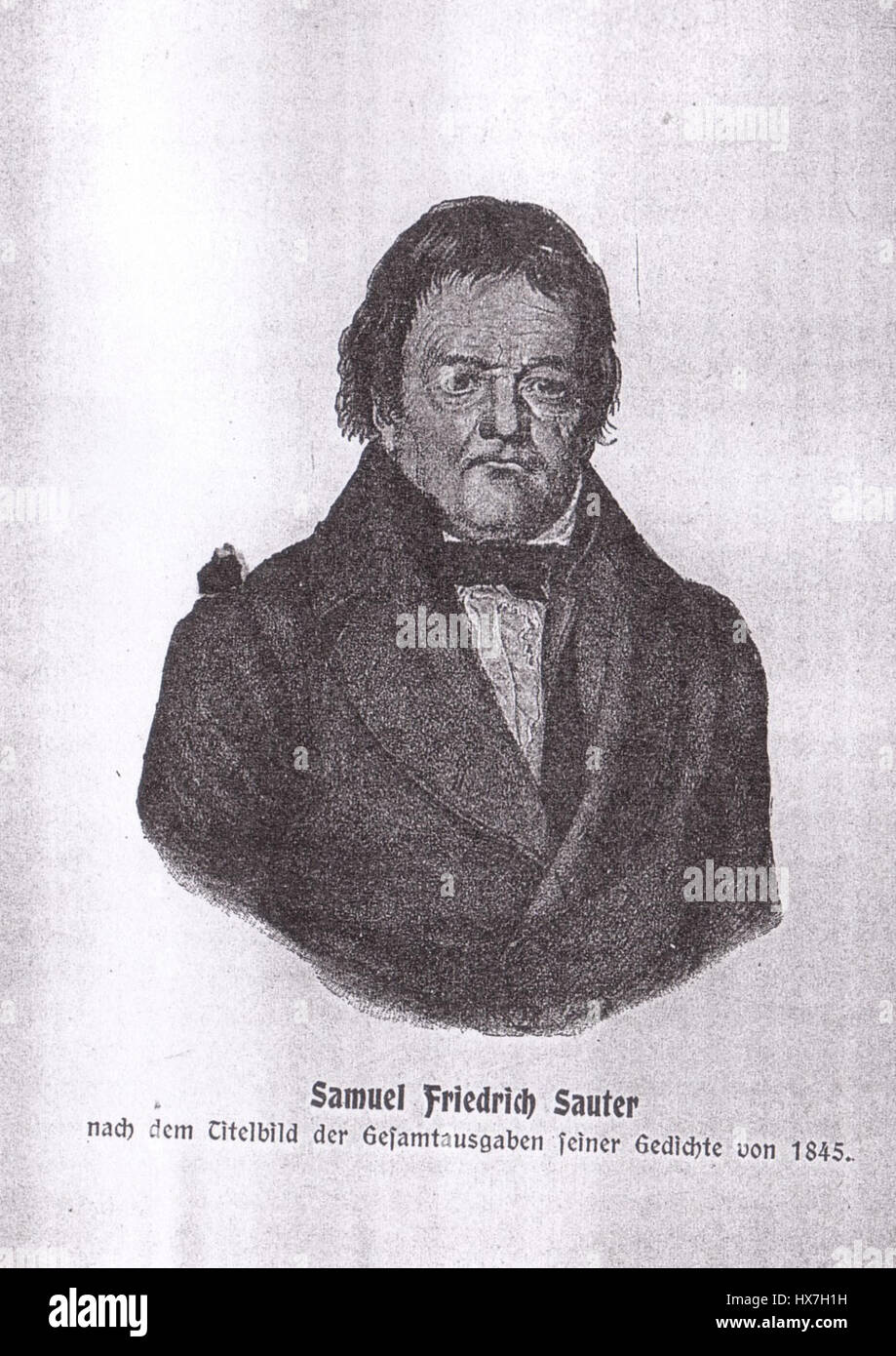 The portrait of Samuel Friedrich Sauter is a significant historical ...