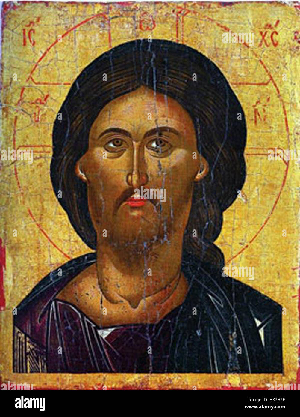 Pantocrator, a 17th-century icon from the Cretan School, is part of the ...
