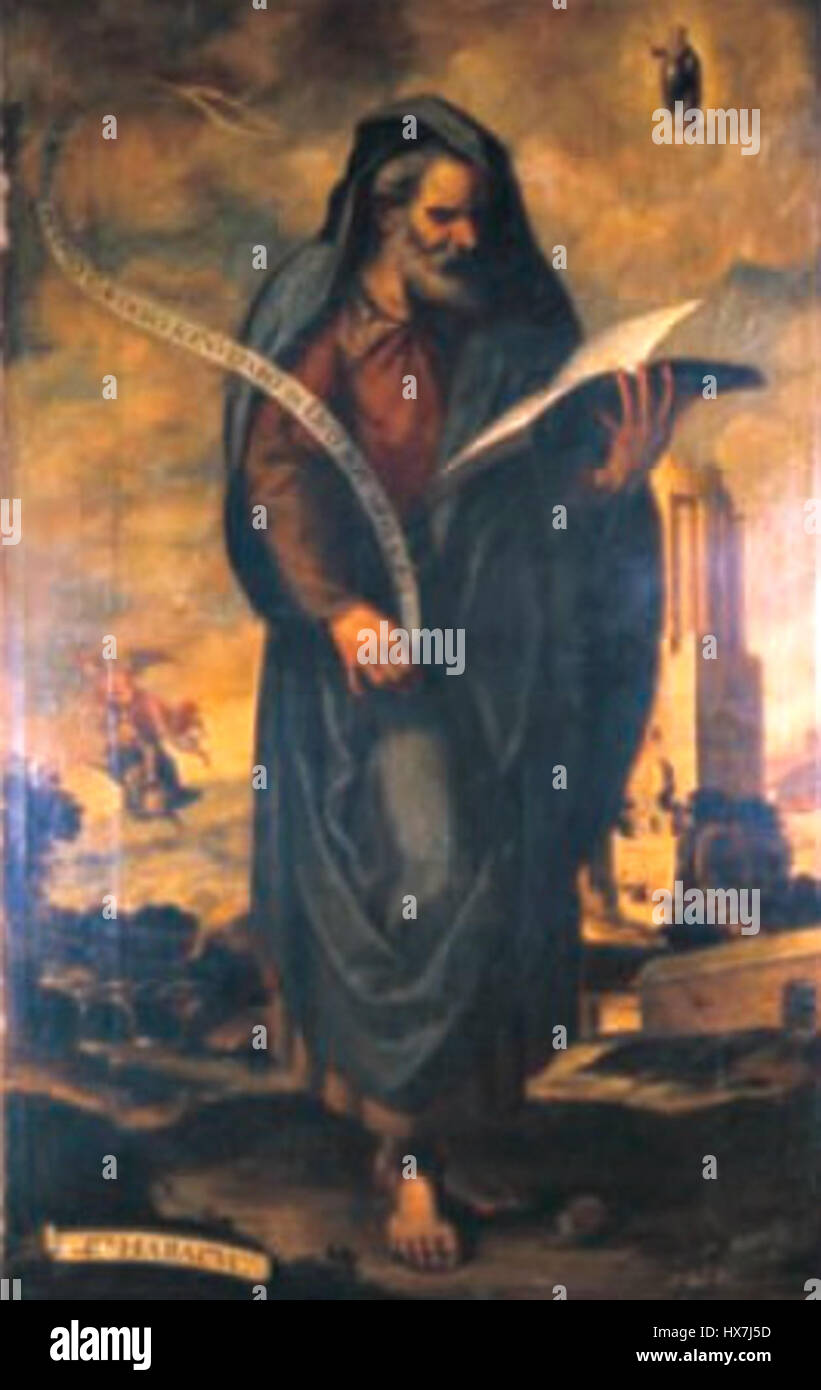 This 17th-century painting by Nicolás Javier de Goríbar depicts the ...