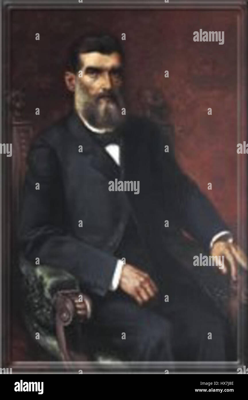This photograph captures Prudente de Moraes, the 3rd President of ...