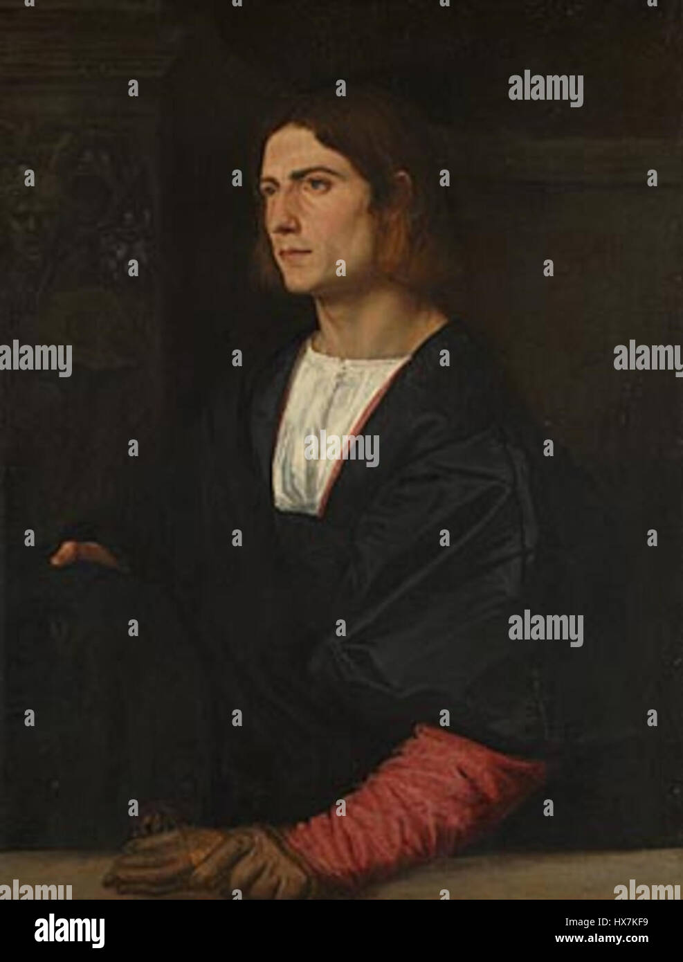 This portrait by Titian, known as 'Ritratto Halifax,' reflects the ...