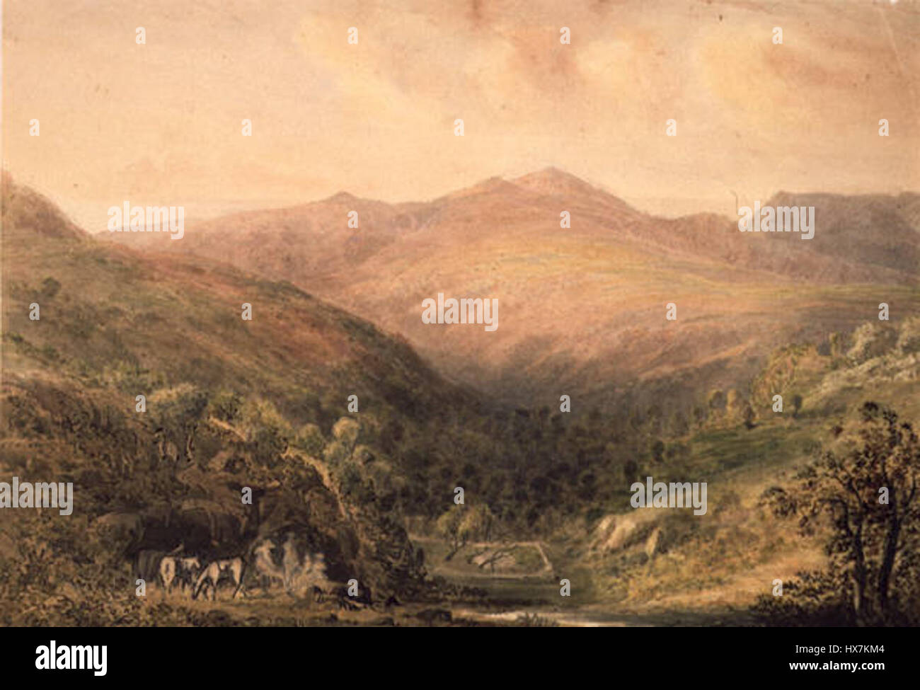 This painting depicts the remote site of Napoleon Bonaparte's final ...