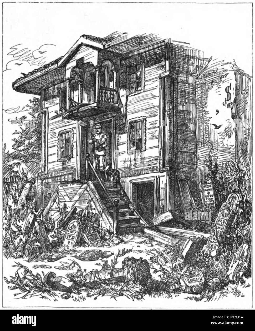 The Turkish graveyard at MC483cin represents a historical site that was ...