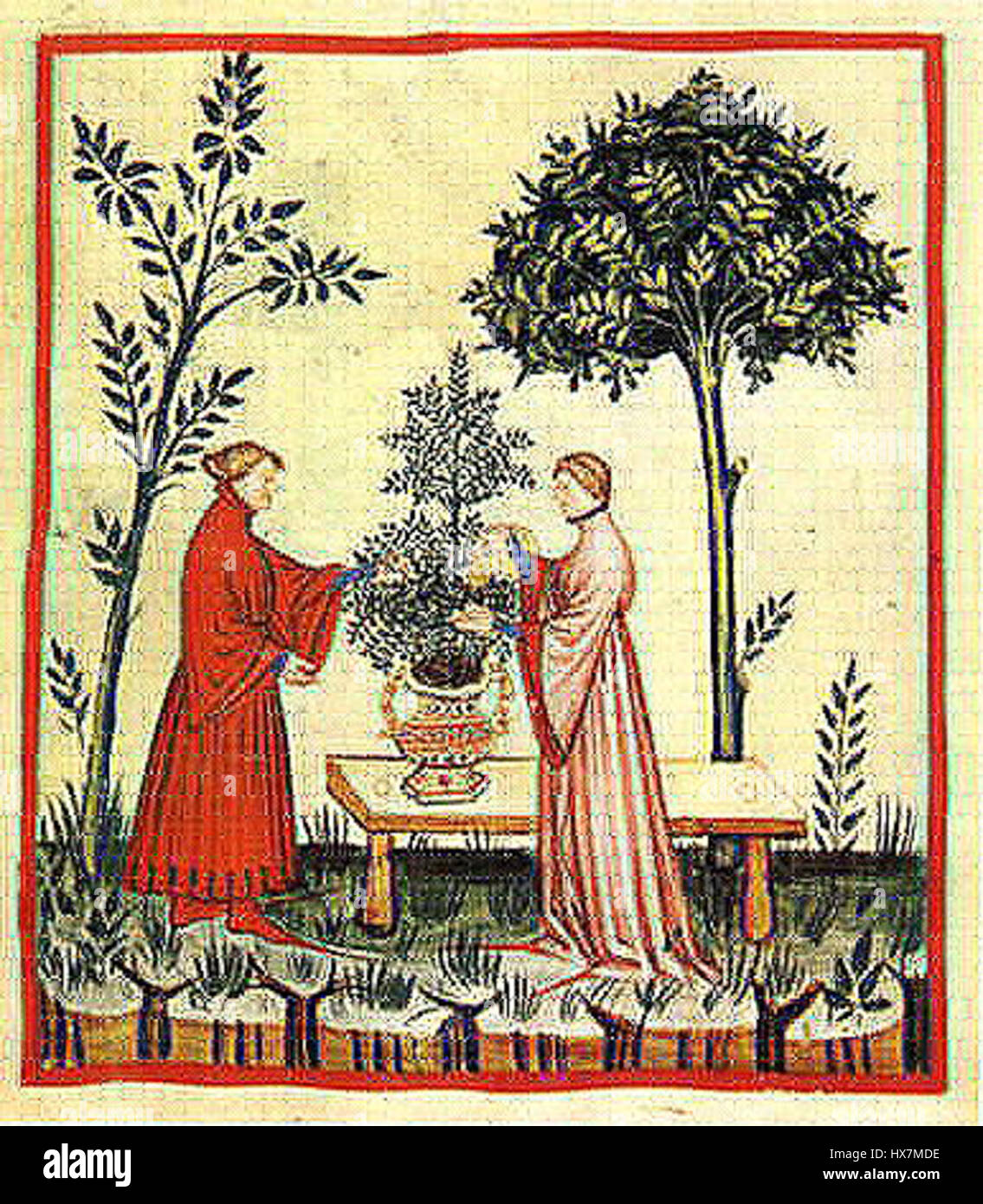 Medieval farming illustration hi-res stock photography and images - Alamy