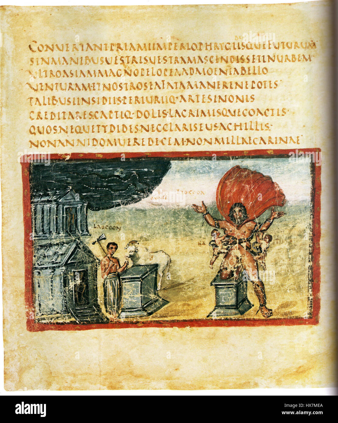 The Vatican Vergil is an illuminated manuscript that contains some of ...