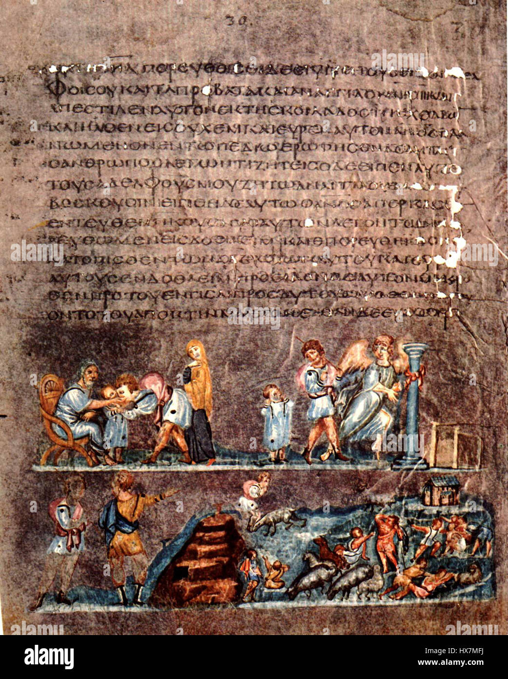 The Vienna Genesis is an ancient illuminated manuscript that features ...