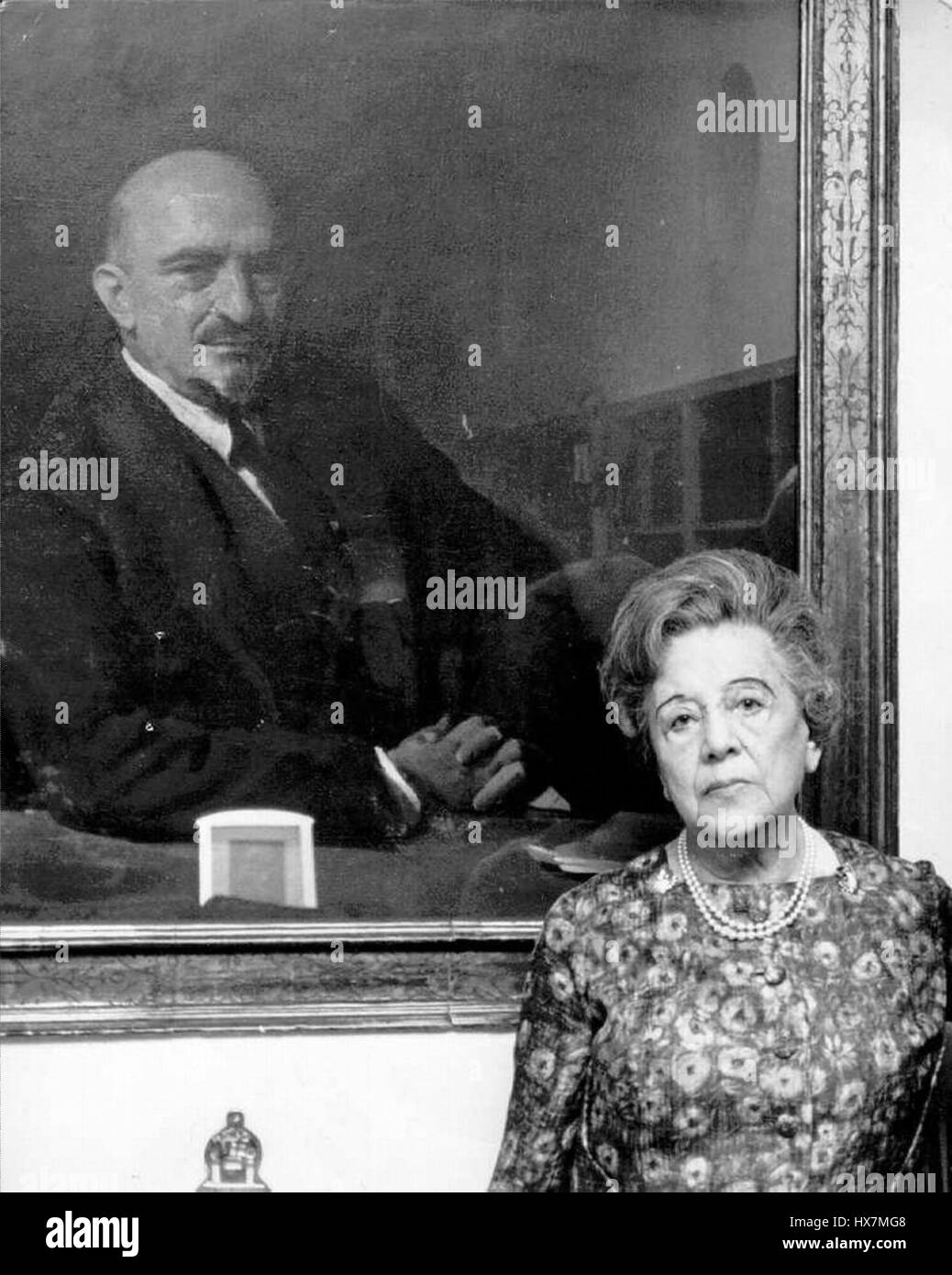 This image features Vera Weizmann, wife of Chaim Weizmann, the first ...