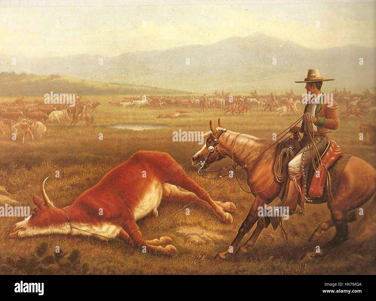 Vaqueros painting hi-res stock photography and images - Alamy