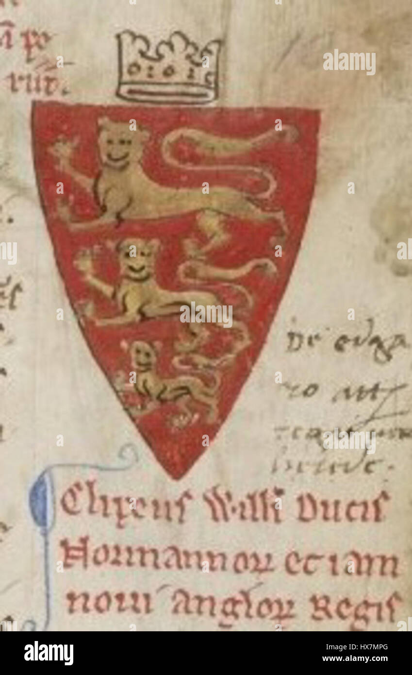 William I of England erb Stock Photo - Alamy