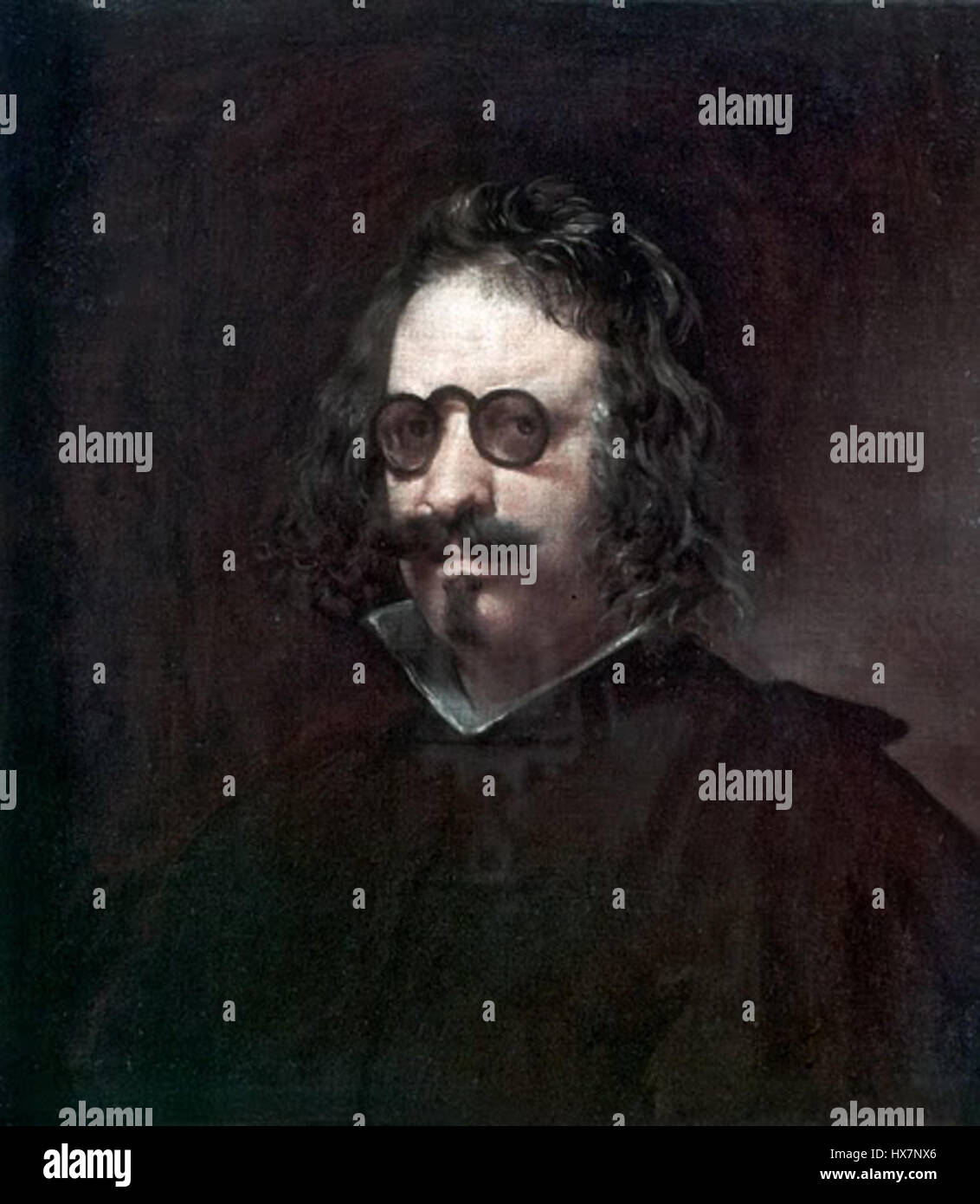 This copy of Diego Velazquez’s work by Francisco de Quevedo is housed ...