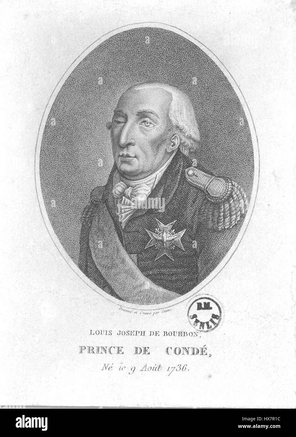 Louis Joseph de Condé was a French prince, military leader, and a key ...