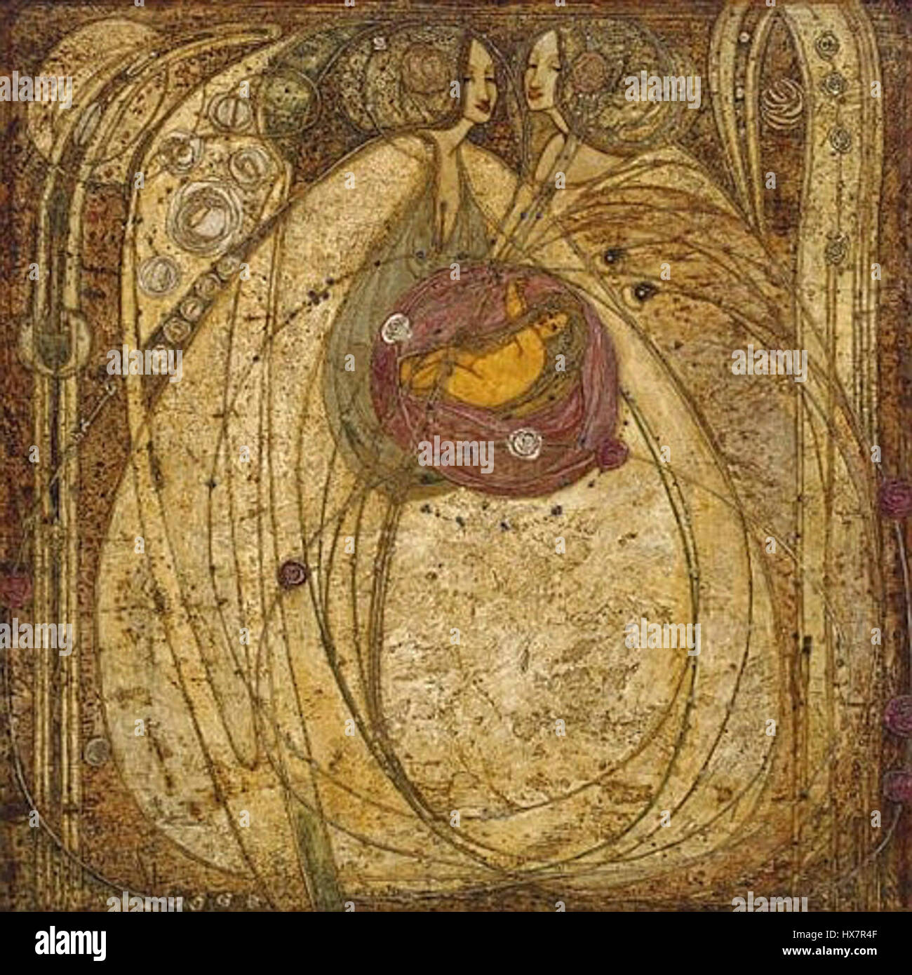 'The Heart of the Rose' by Margaret MacDonald features intricate ...