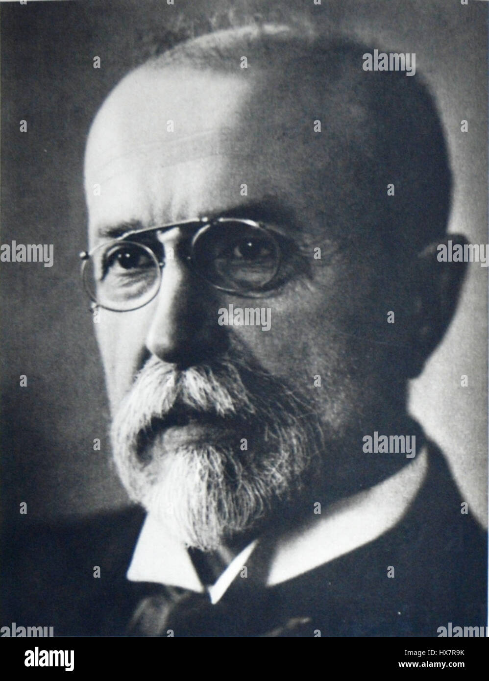 A photograph depicting Tomáš G. Masaryk, the first president of ...