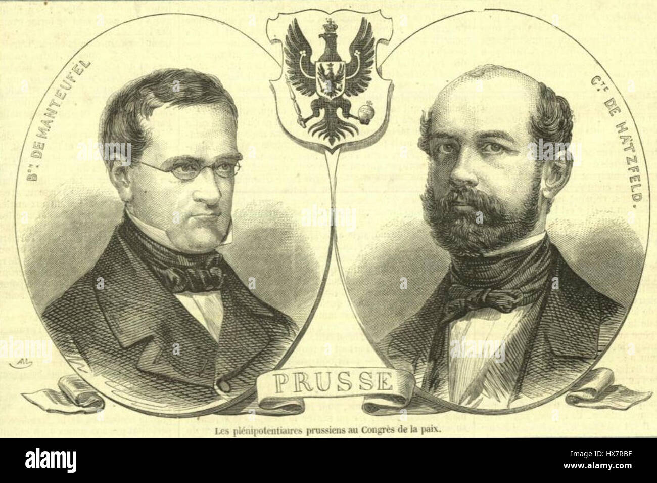 Manteuffel, Otto Theodor von (1805 1882)4 Stock Photo - Alamy