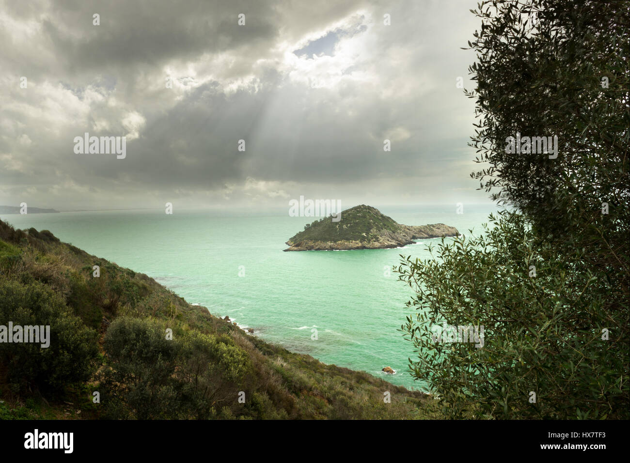 A little island of Tuscany, near Argentario cape, Tuscan, Italy Stock ...