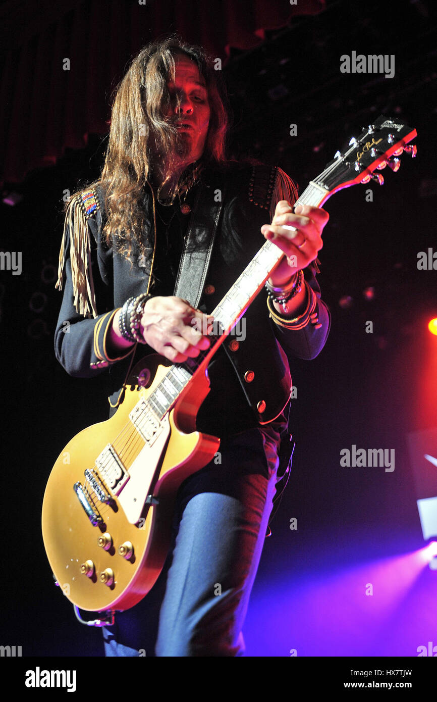 Tesla performs at the Star Plaza Theatre in Merrillville Featuring ...