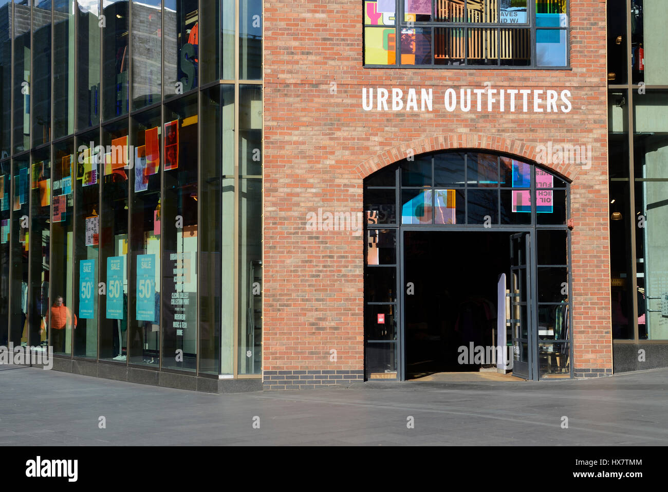 Urban Outfitters fashion clothing store in Liverpool One Stock Photo ...