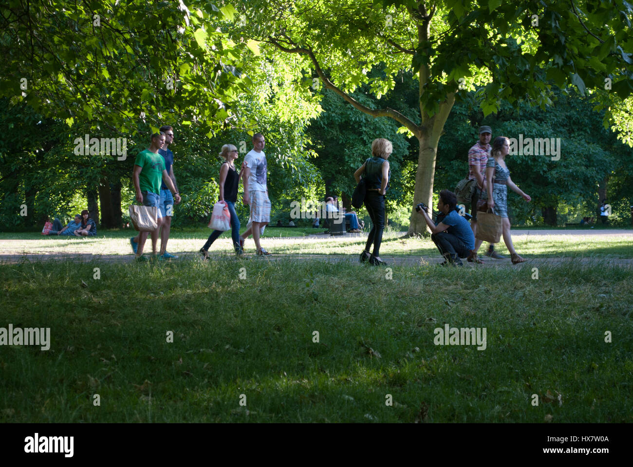 Walk though the park hi-res stock photography and images - Alamy