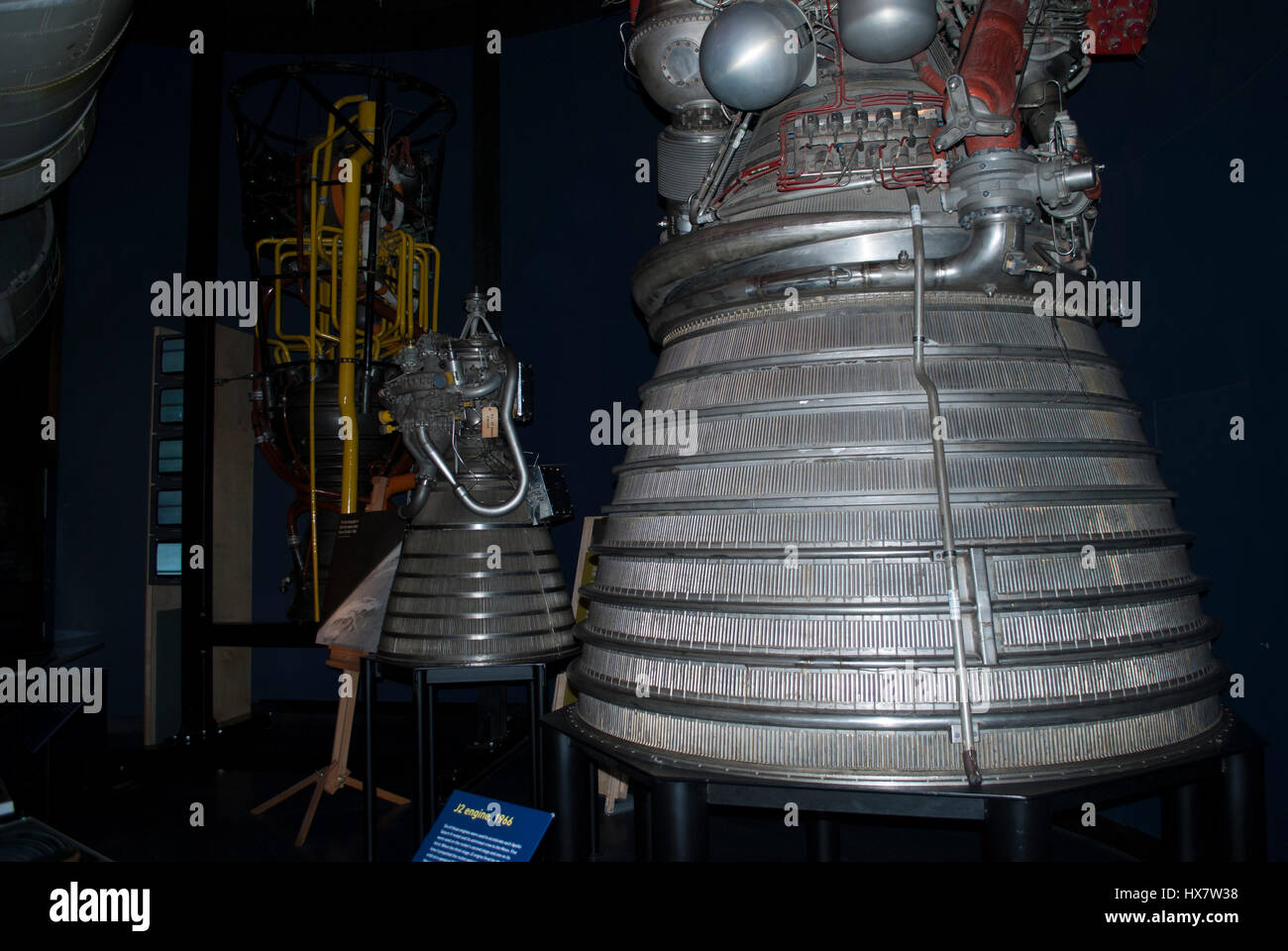 Early rocket engines in the Science Museum Stock Photo - Alamy