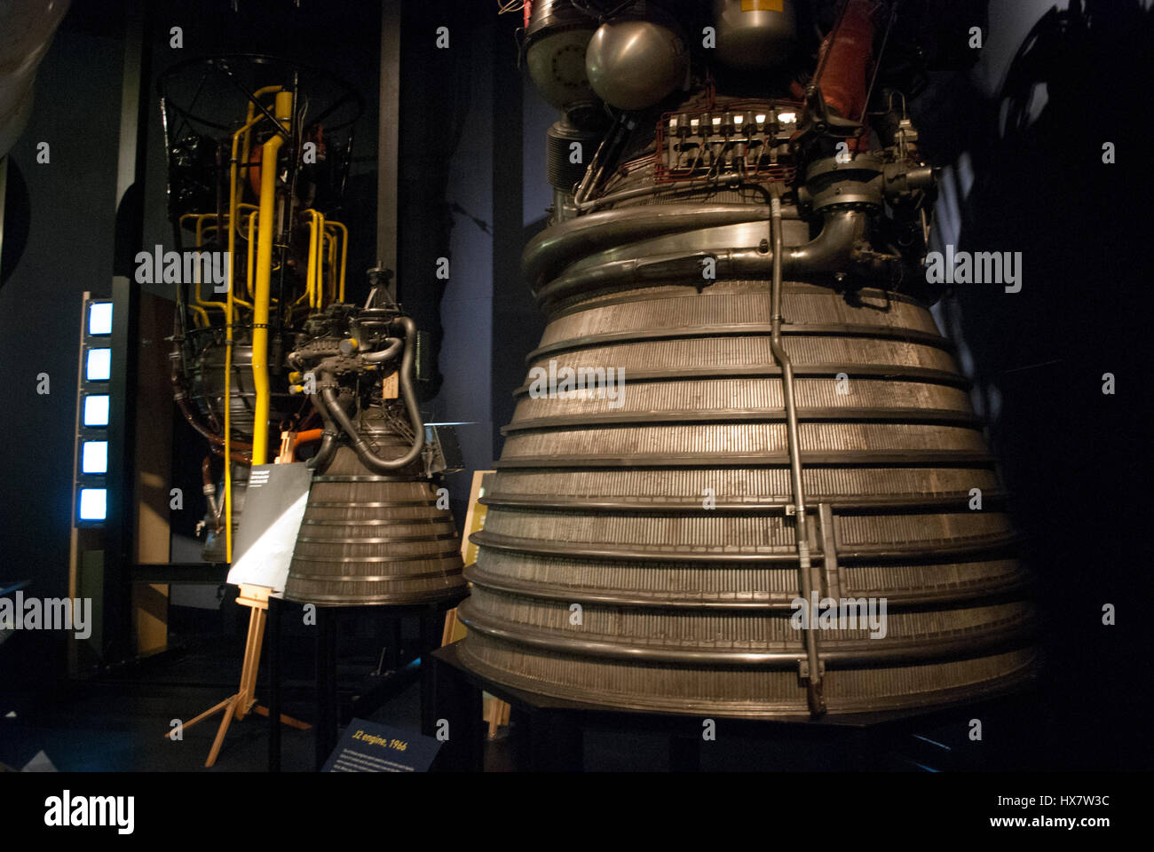 Early rocket engines in the Science Museum Stock Photo - Alamy