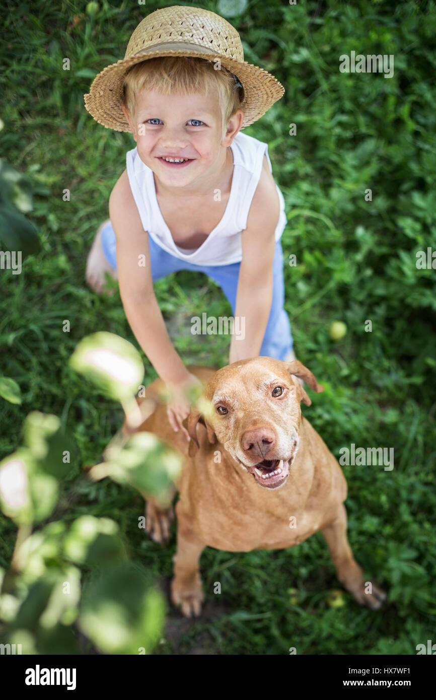 Friendship between human an animal hi-res stock photography and images ...