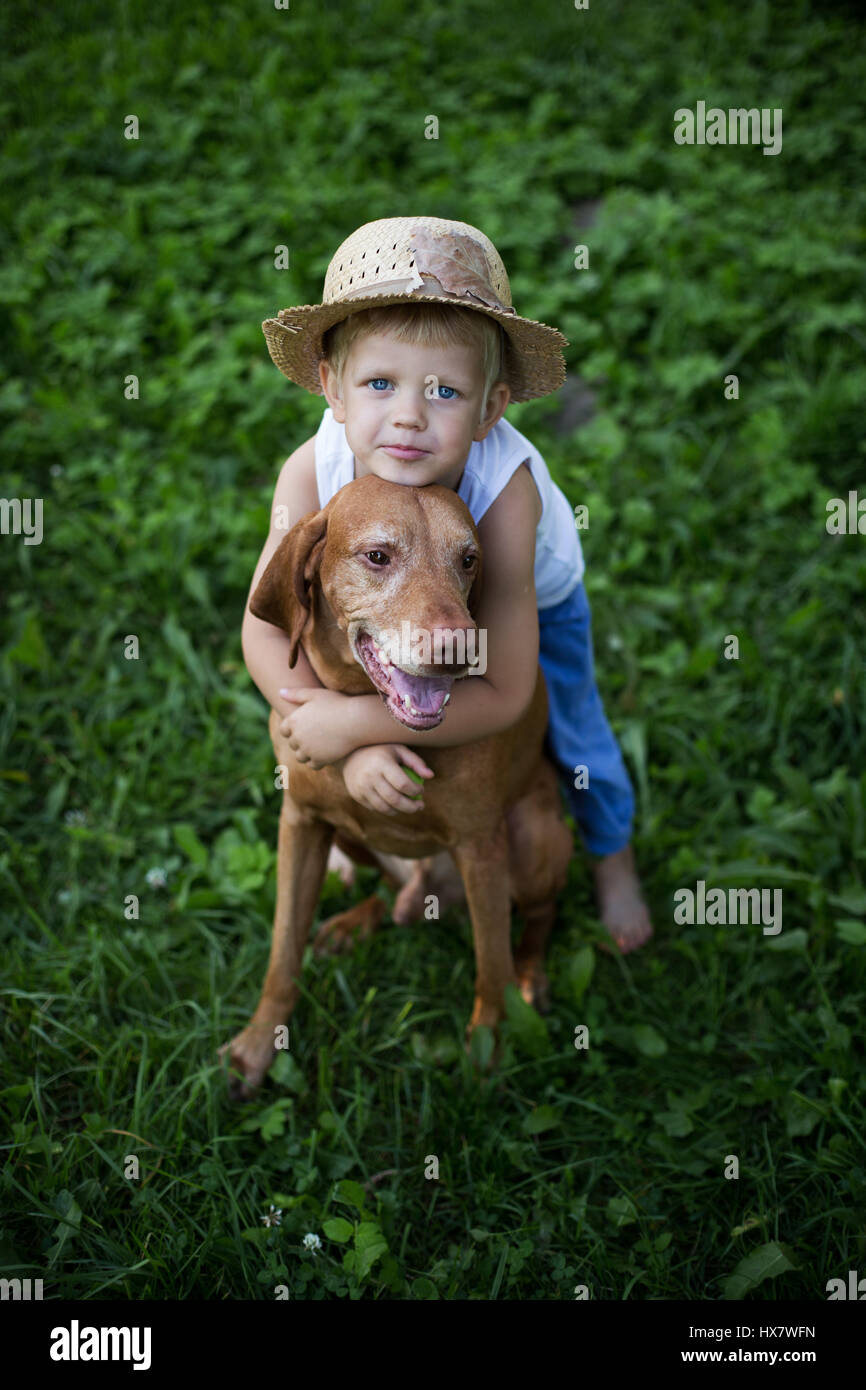 Friendship between human an animal hi-res stock photography and images ...