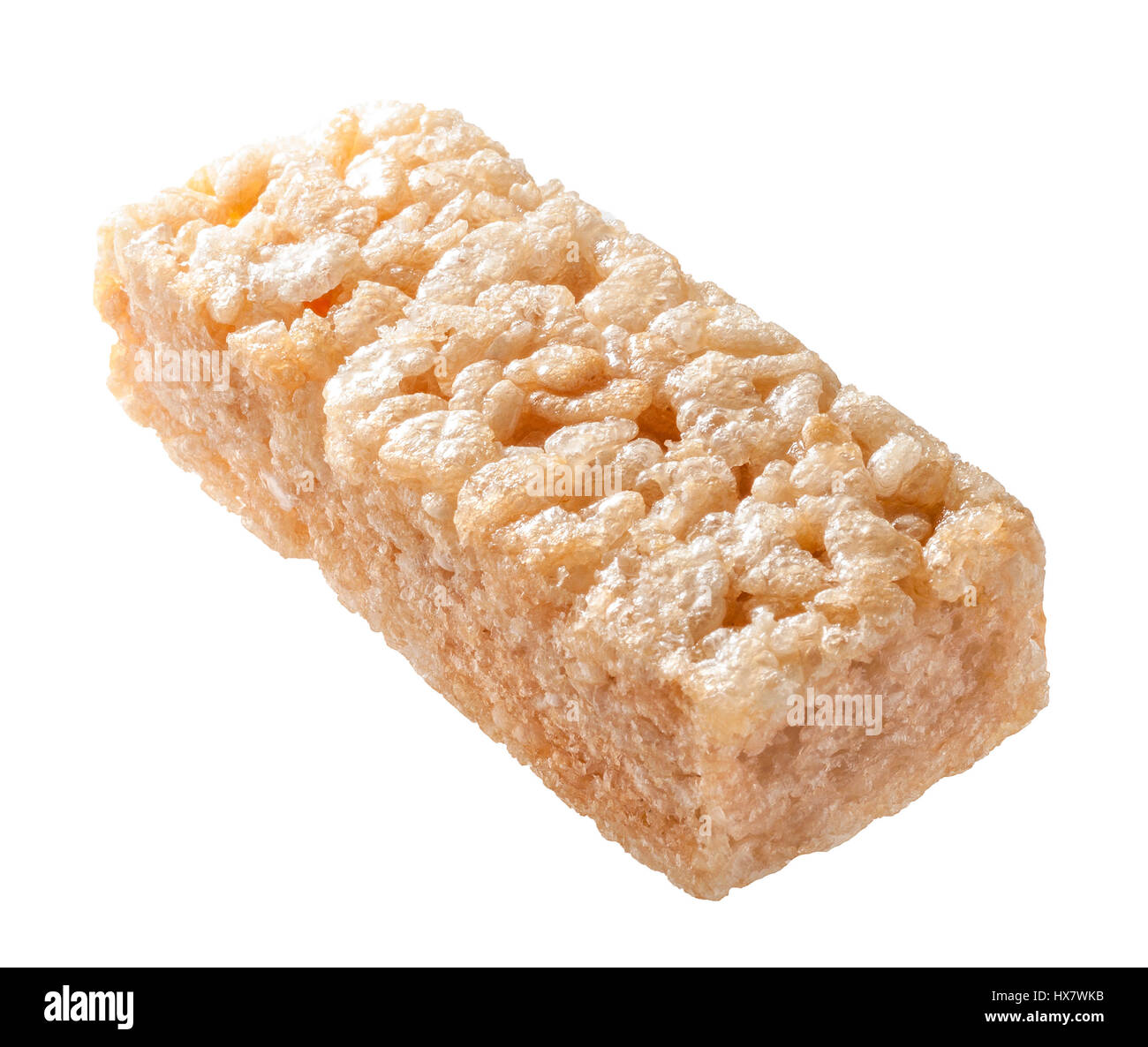 Rice crispy bar Stock Photo - Alamy
