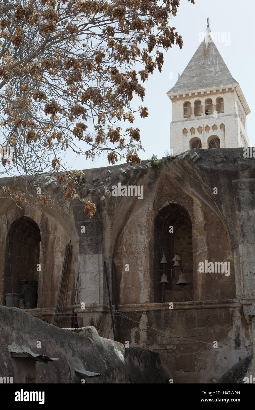 Coptic Monastery, Old City, Jerusalem Stock Photo - Alamy