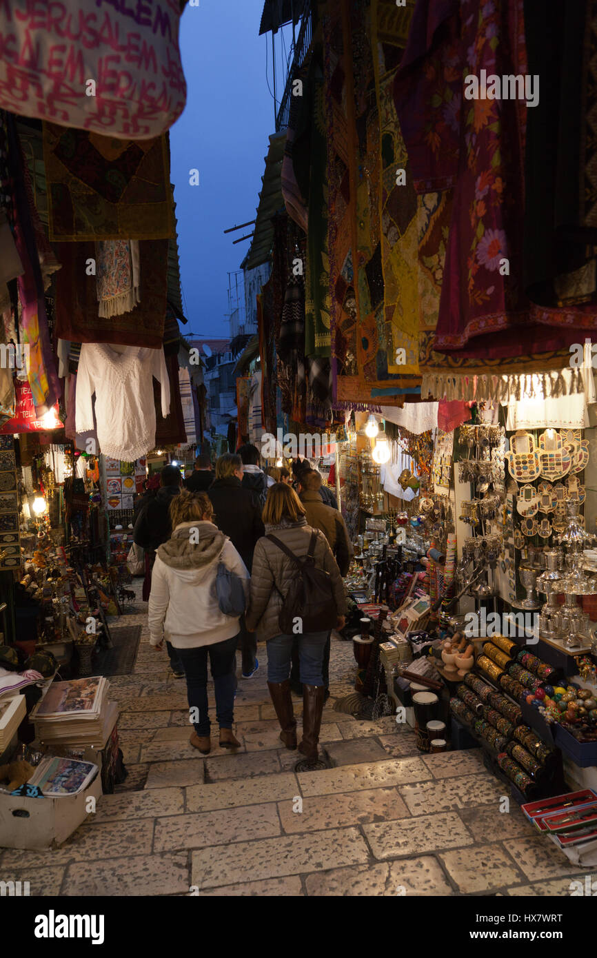 Arab market in the Old City, Jerusalem, Israel Stock Photo - Alamy