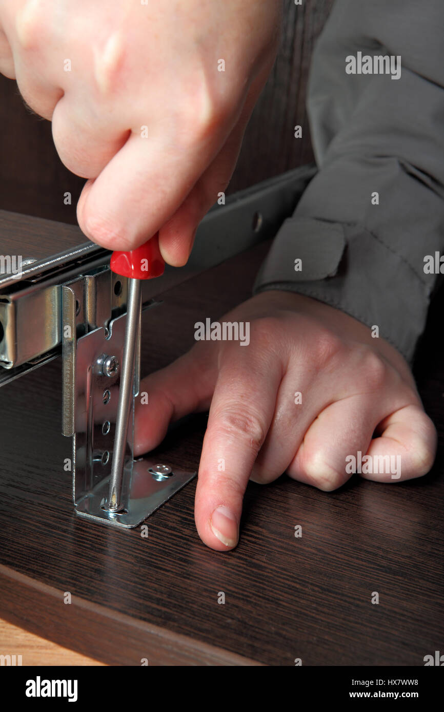 Mounting Furniture Fitting Computer Desk Keyboard Tray Track Drawer